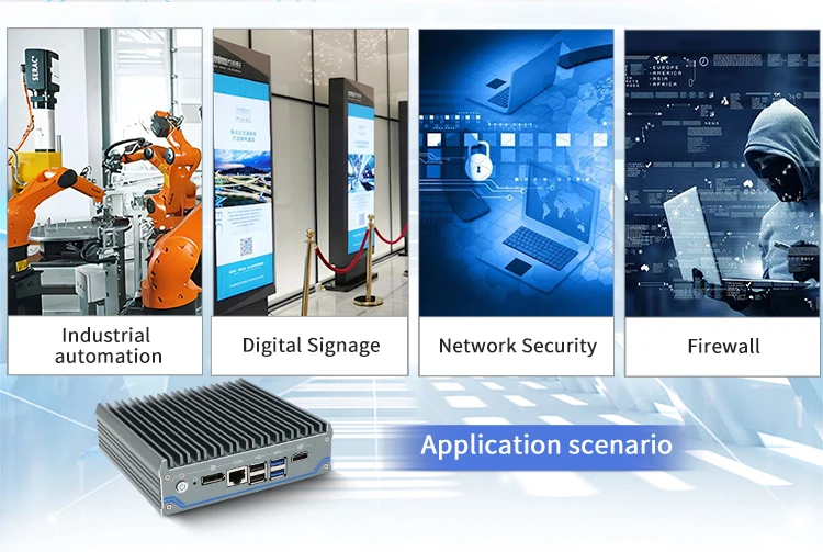 Mini Firewall PC - 4 Intel I225 NIC Ports, 1gbps Throughput