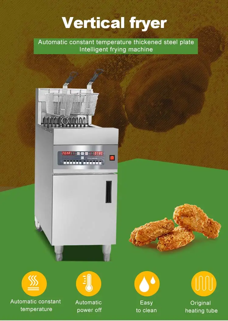 Chicken Commercial 100 Litres Single Basket Fryer - GONDOR