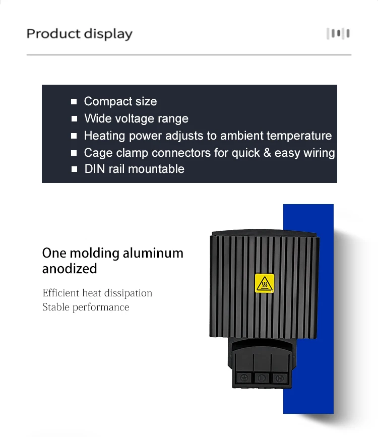 Hg140 Aluminum Enclosure Ptc Heating Element Heater for Electrical ...