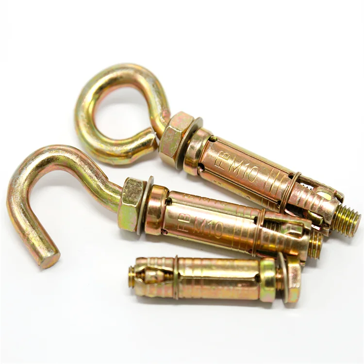 4pcs Fix Anchor Eye Bolt Nut and Washer M16x140 Galvanized