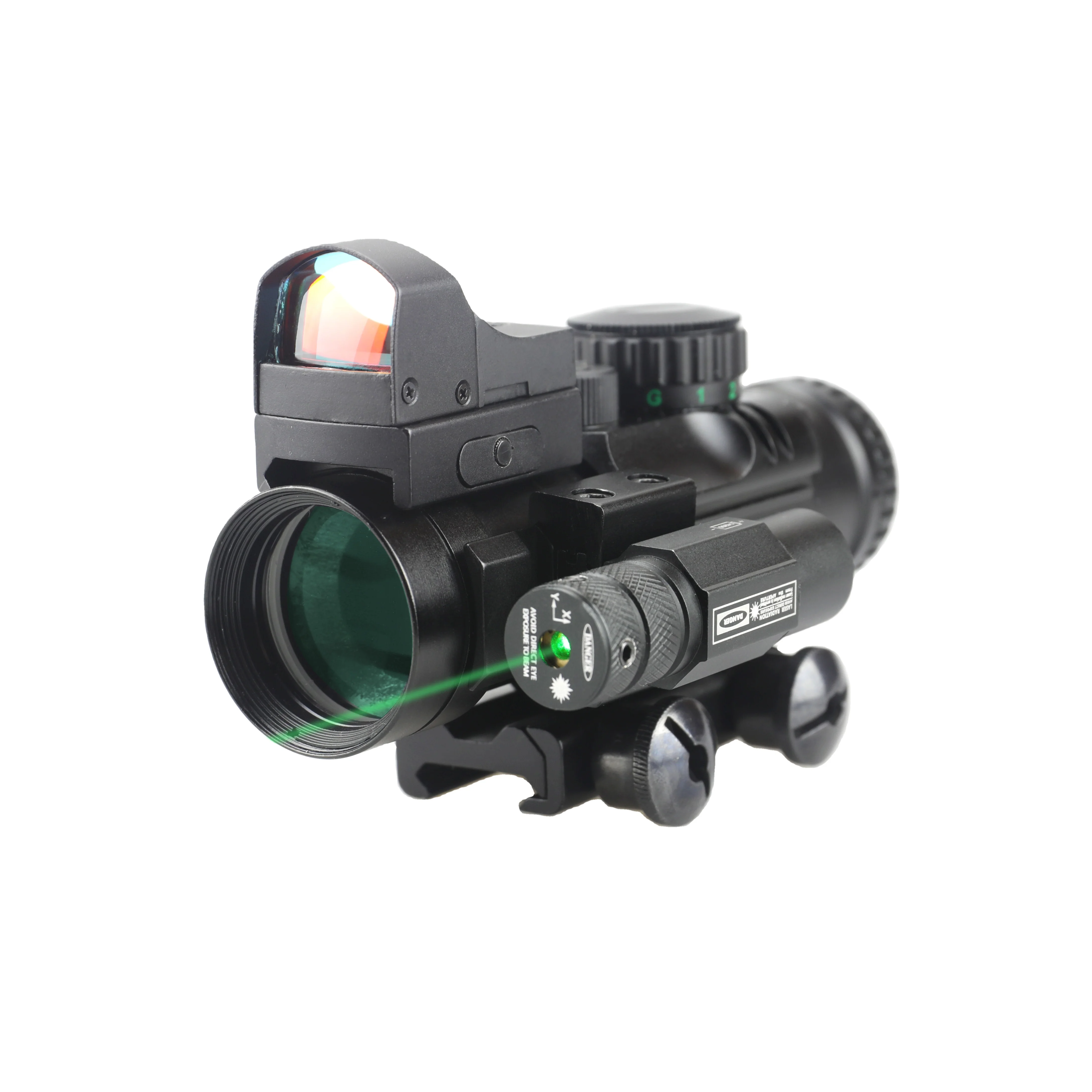 Foreseen Optical Chx4323 Laser Sight Scope Latest Prismatic 4x32 Red ...