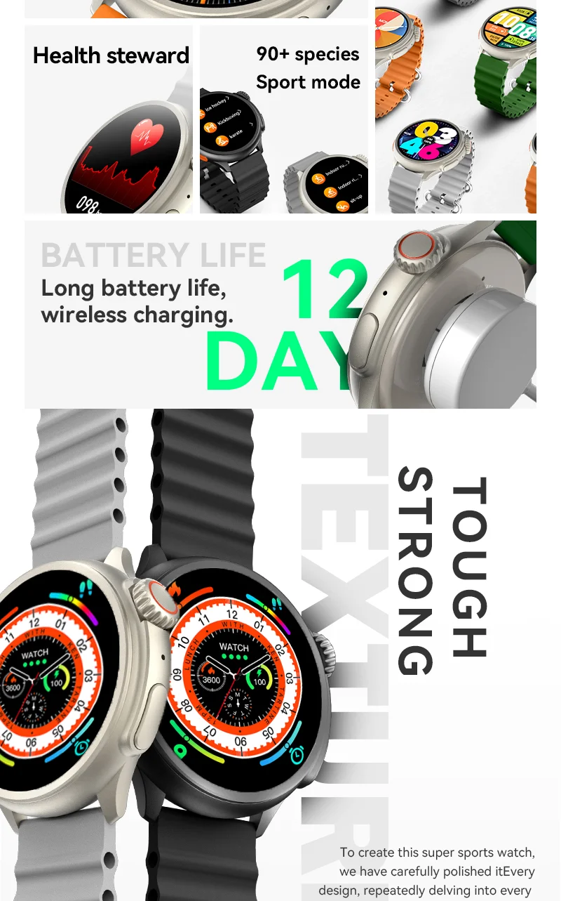 Hw3 Ultra Max 2024 Round Female Smartwatch 1.52-inch Montre Reloj ...