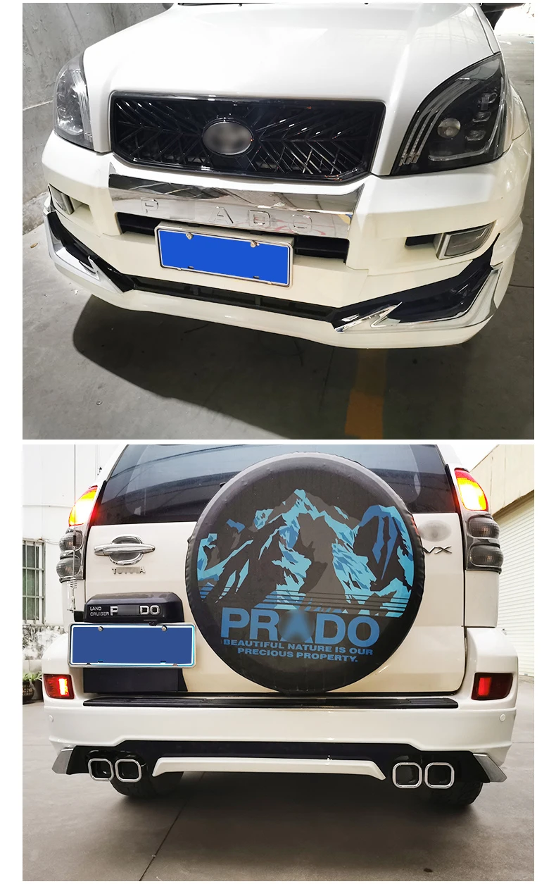 Automotive Parts For Toyota Prado Fj120 Conversion Facelift Body Kit ...