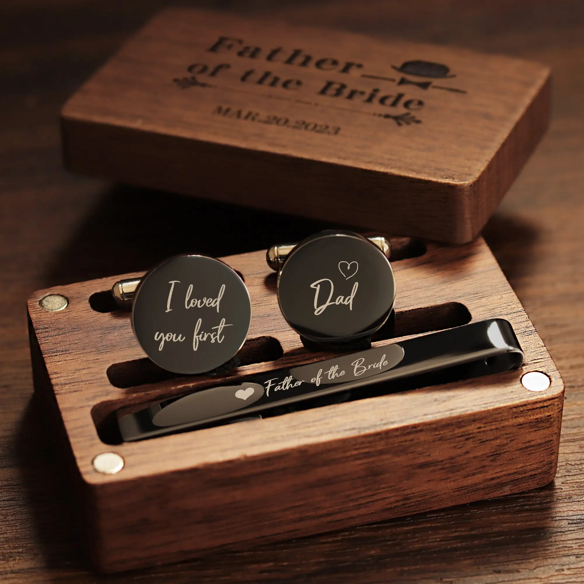 Personalized Name Cufflinks - Perfect Groomsmen Gifts