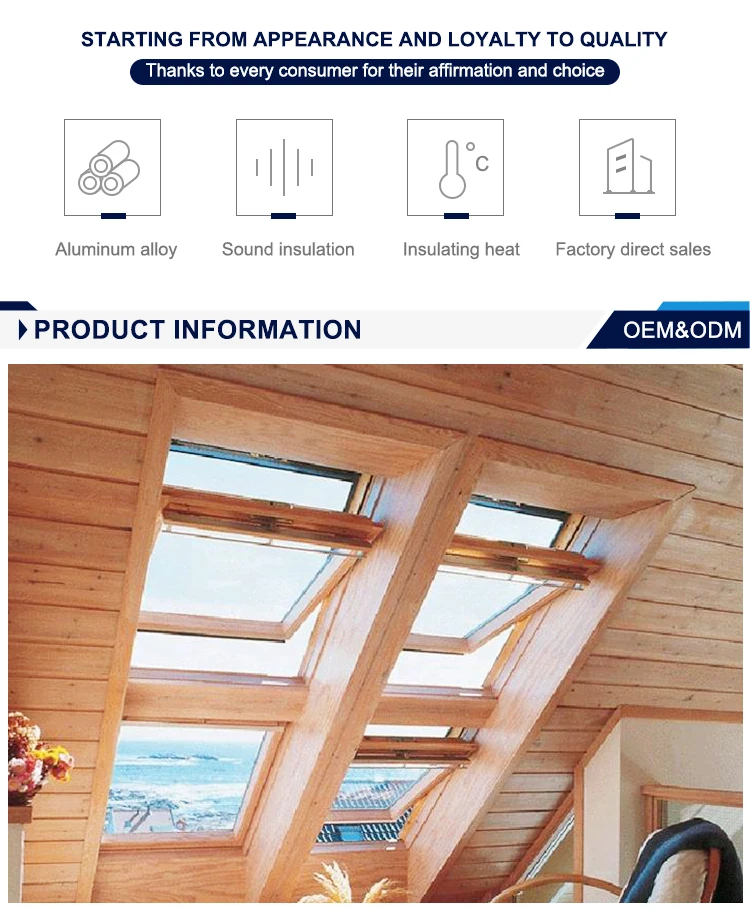 Aluminum Skylights Roof Windows Roof Windows Skylights - Buy High Seal ...