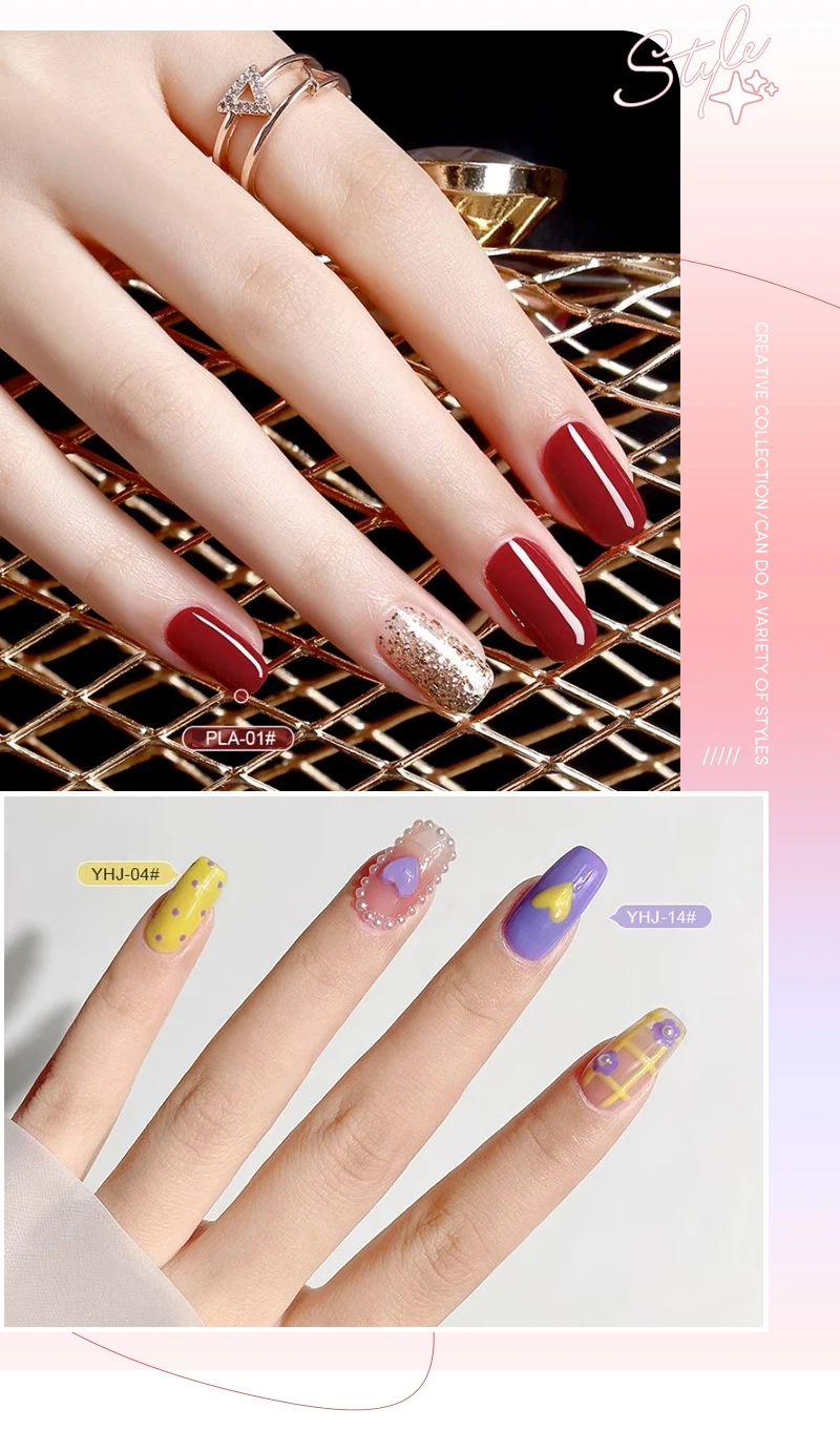 As 18 Colors Gel Nail Polish Set Semi Permanent Uv Led Varnish Nail Art ...