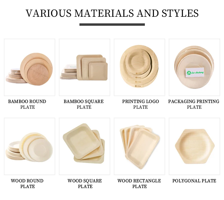 Shop Our Table Ware - Disposable Dishes Made from Bamboo