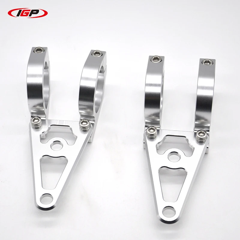 Customized Colors Motorcycle Refitted Head Headlamp Bracket Aluminum ...