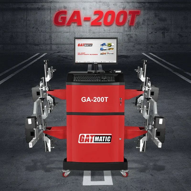 GATmatic Heavy Truck Garage Equipment CCD Wheel Alignment Machine ...