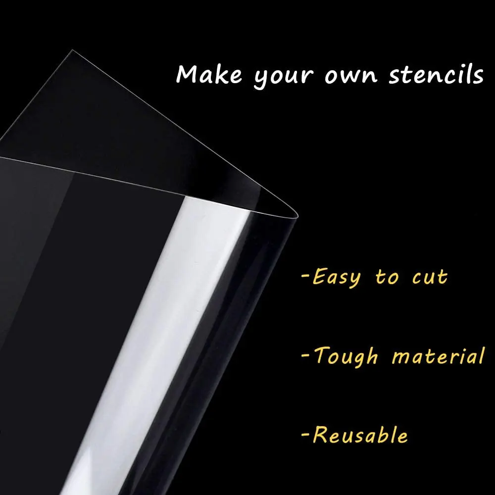 Blank Stencil Sheets - Custom Mylar Templates and PET Stencil Material ...