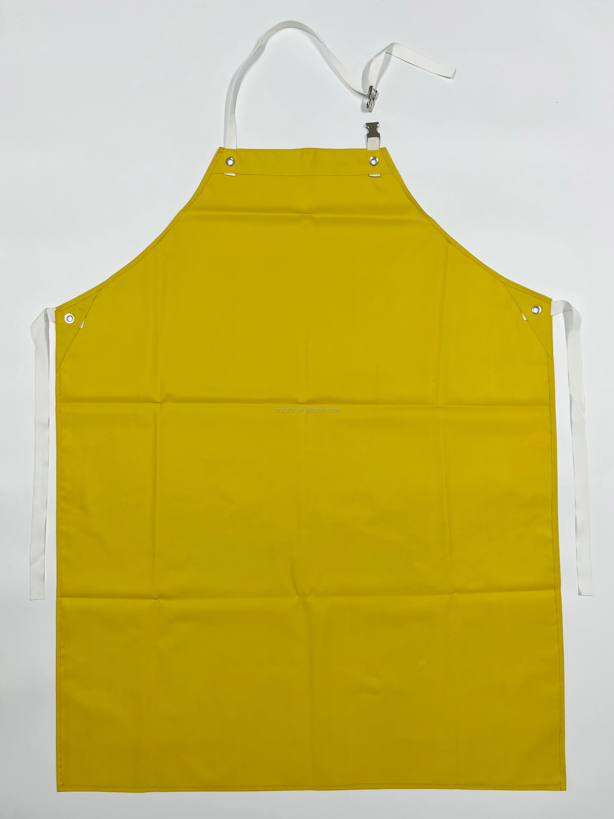 Y16n Yellow Waterproof Chemical Resistant Rubber Apron For Slaughtering ...