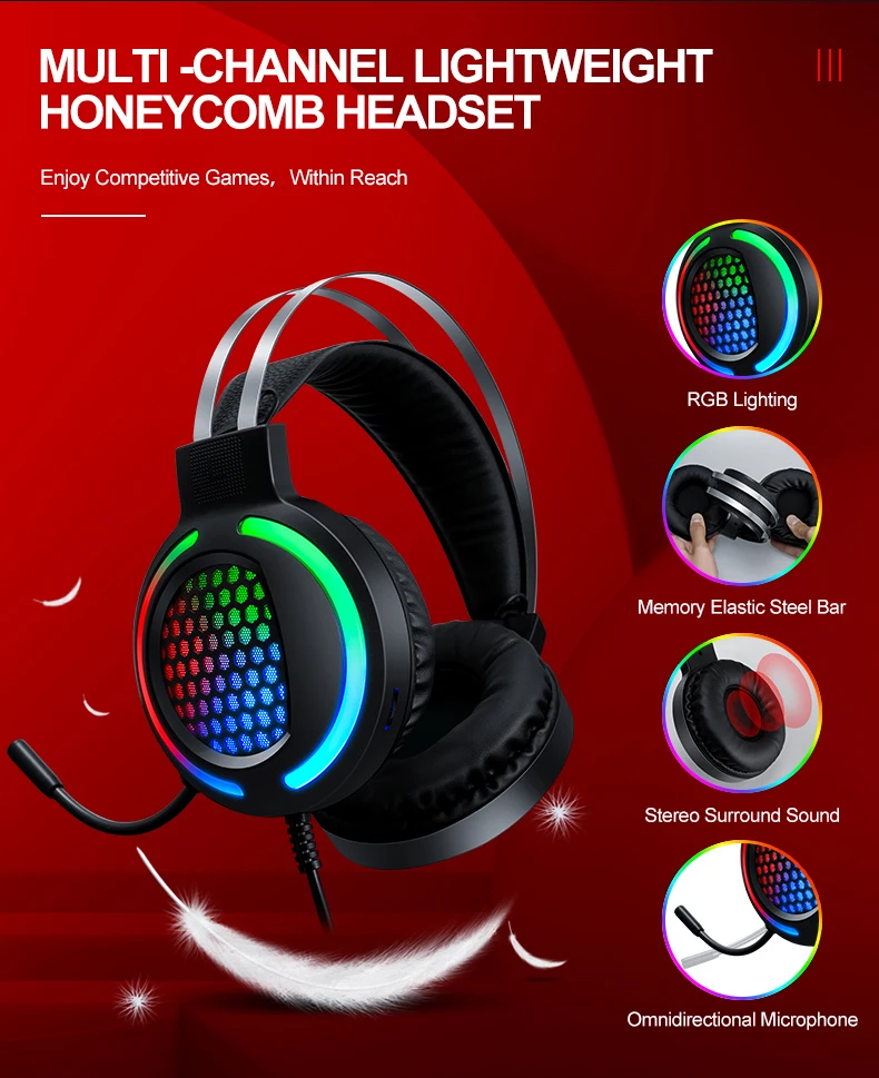 Twolf Tf400 Gaming Keyboard Mouse Headphone And Pad Kit Set Rgb 4in1