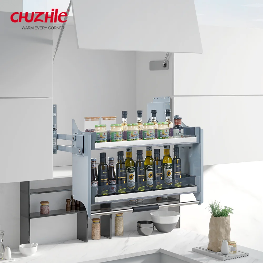 Kitchen Cabinet Lifting System Drop-Down Basket Kitchen Lifting Basket ...