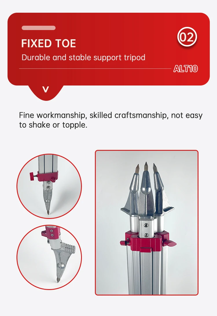 ALT70 Total Station Tripods - Durable, Versatile, and Precise