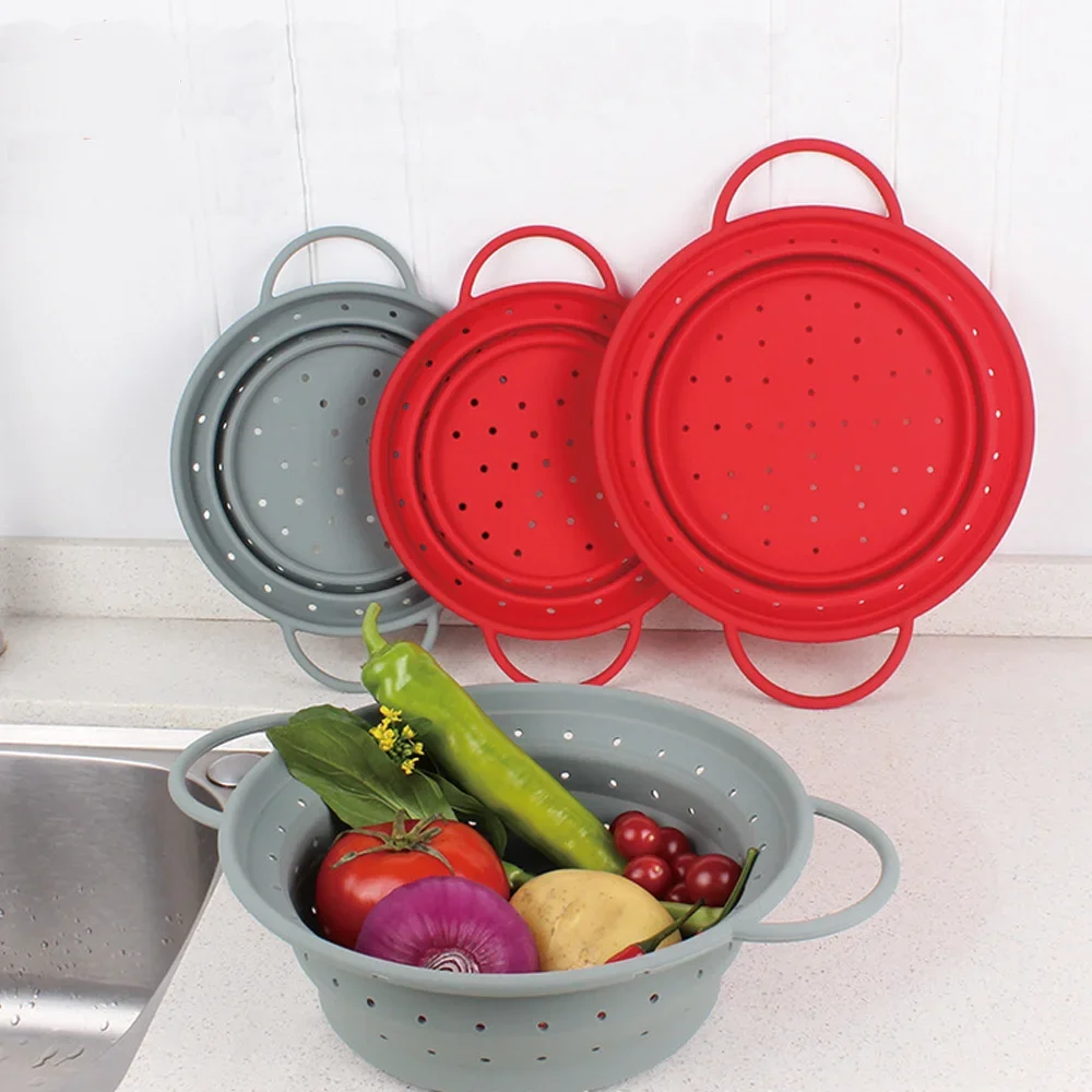 Vegetable And Fruit Collapsible Colander Collapsible Strainer Fruit ...