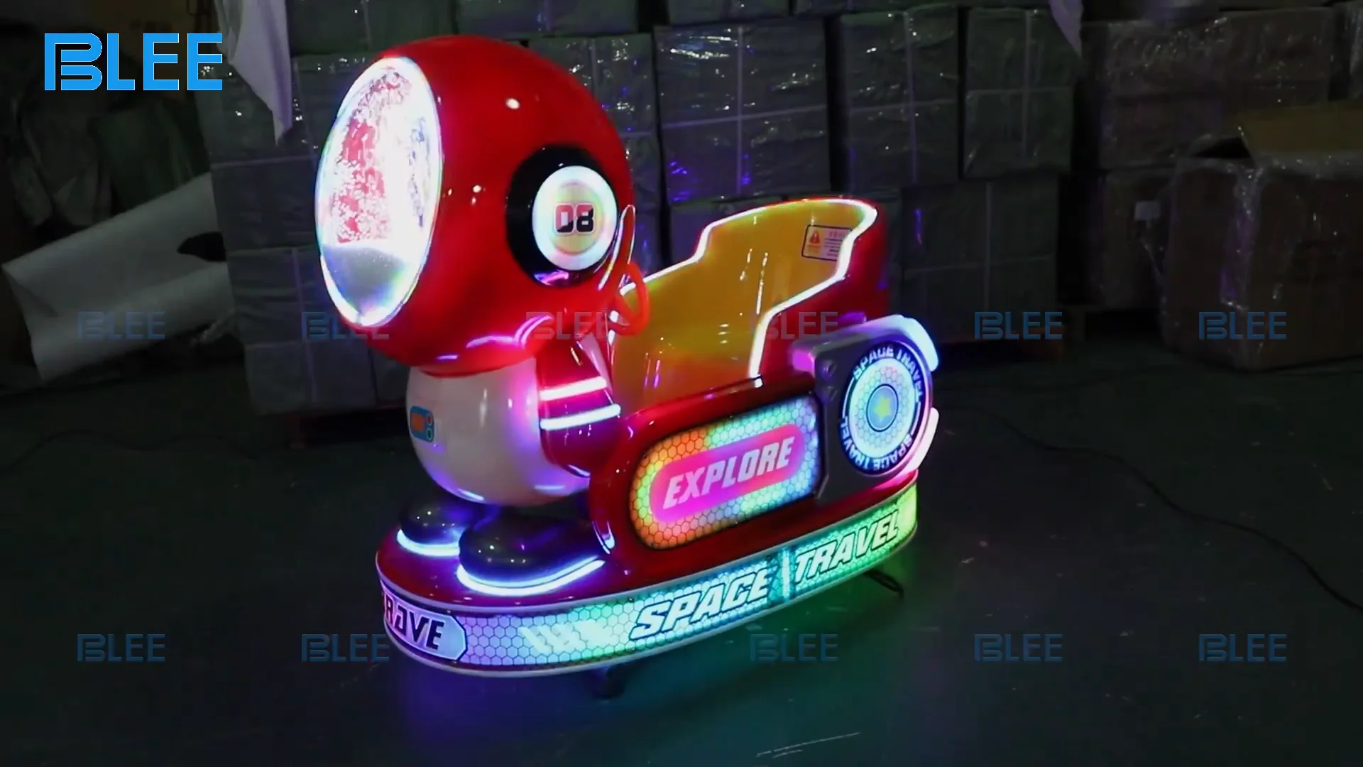 Wholesale Shopping Mall Coin Operated Electric Kids Swing Game Machine ...