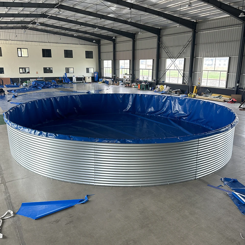 High Density Aquaculture Equipment Fish Farming Tank Fish Farming Pool ...