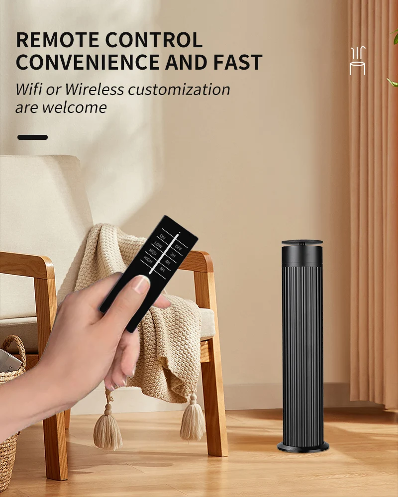 Cold Air Waterless Wall-mounted Nebulizing Aroma Essential Oil Diffuser ...