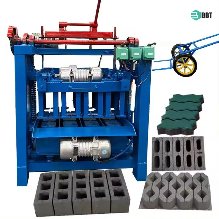 Concrete Brick Moulding Making Machine - Manual & Automatic