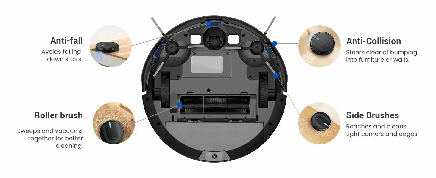 Wholesale Oem Proscenic 850t Mini Robotic Vacuum Cleaners Gyro ...