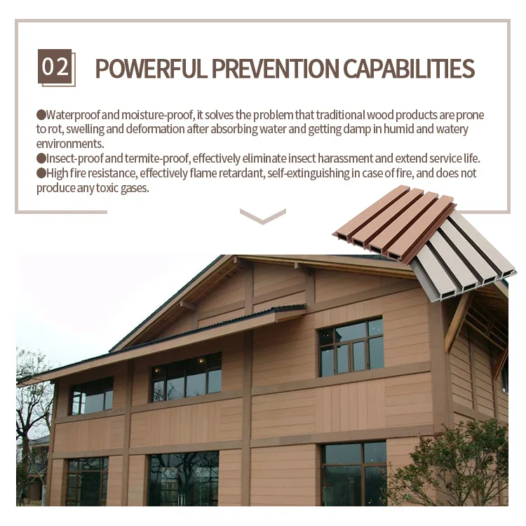 SONSILL Outdoor Partition Wall Board Cladding - WPC Panels