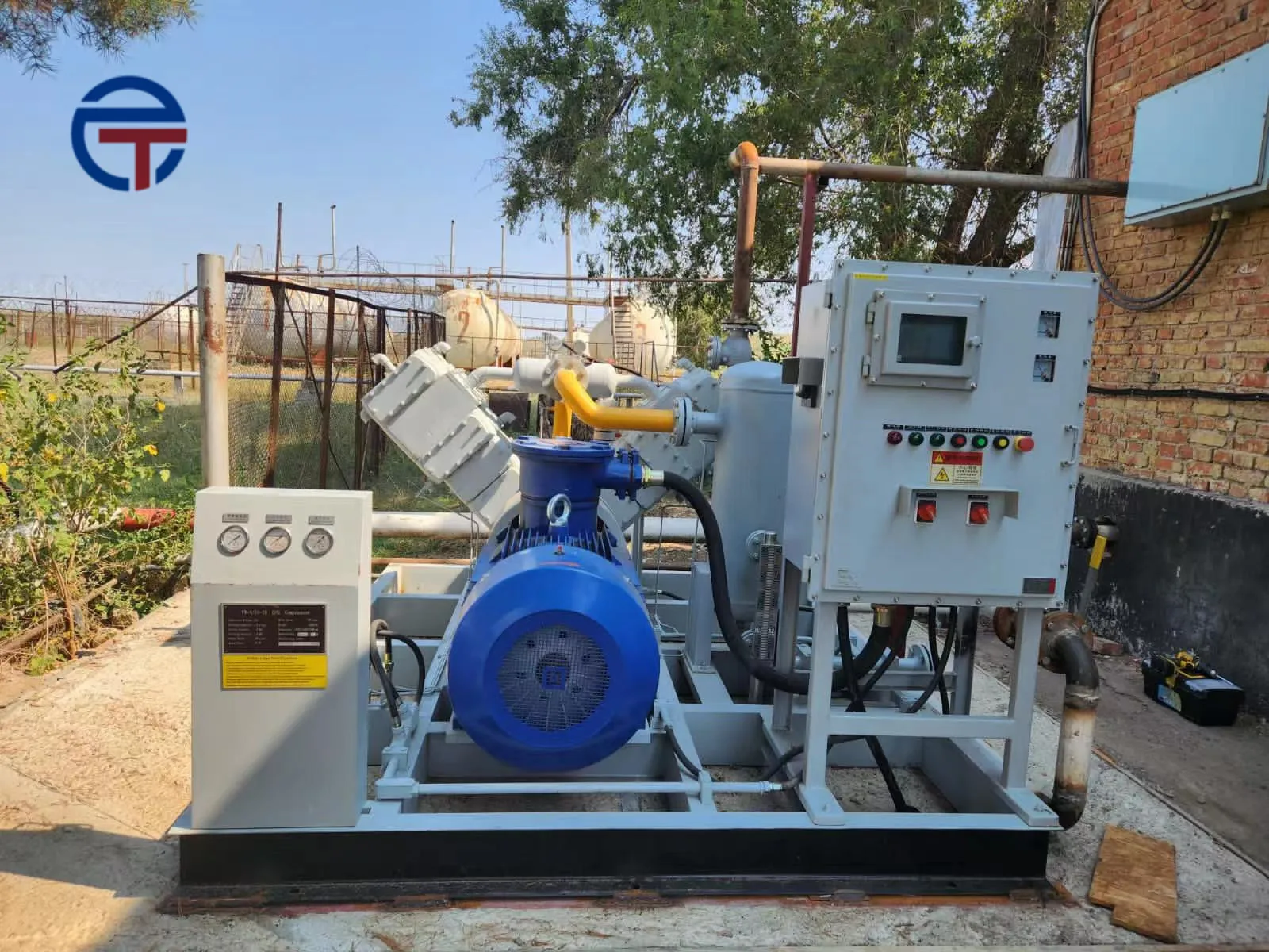 LPG CNG Liquefied Petroleum Gas Compressor Small Biogas Compressor ...