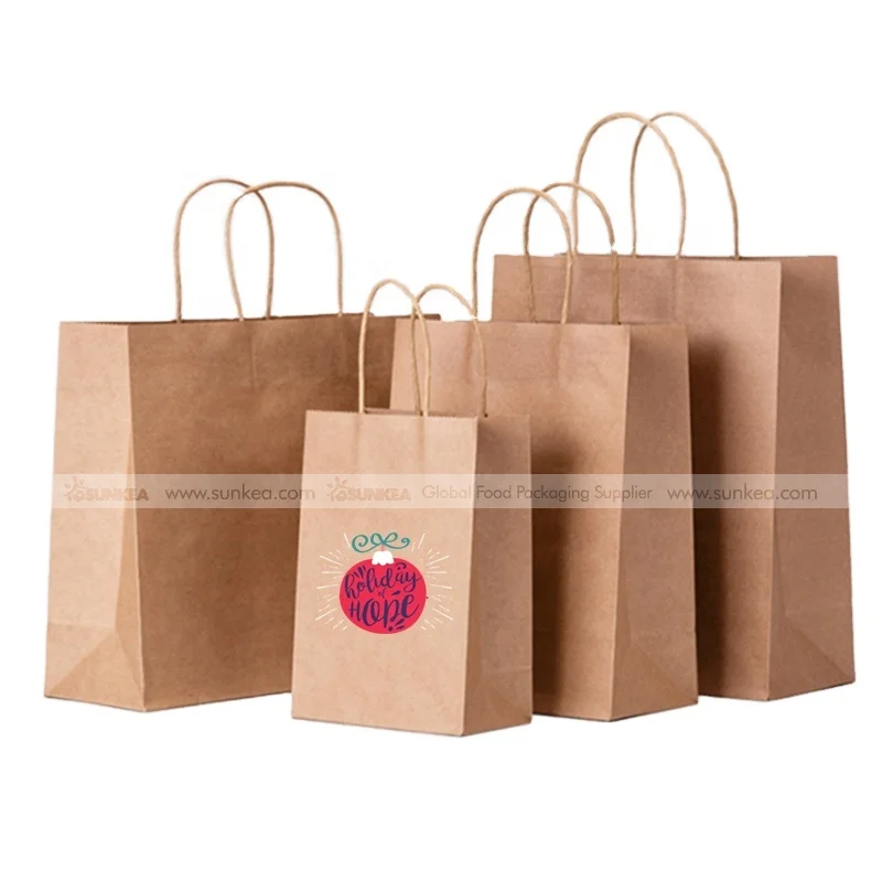 Custom Printed Disposable Take Away Personalised Snack Wrap Kraft Paper ...