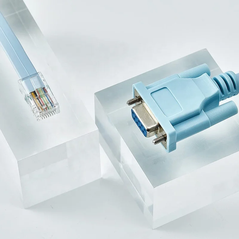 Usb To Rj45 Rs232 Db9 Cable Console Rollover Cable Db9 Male To Female ...
