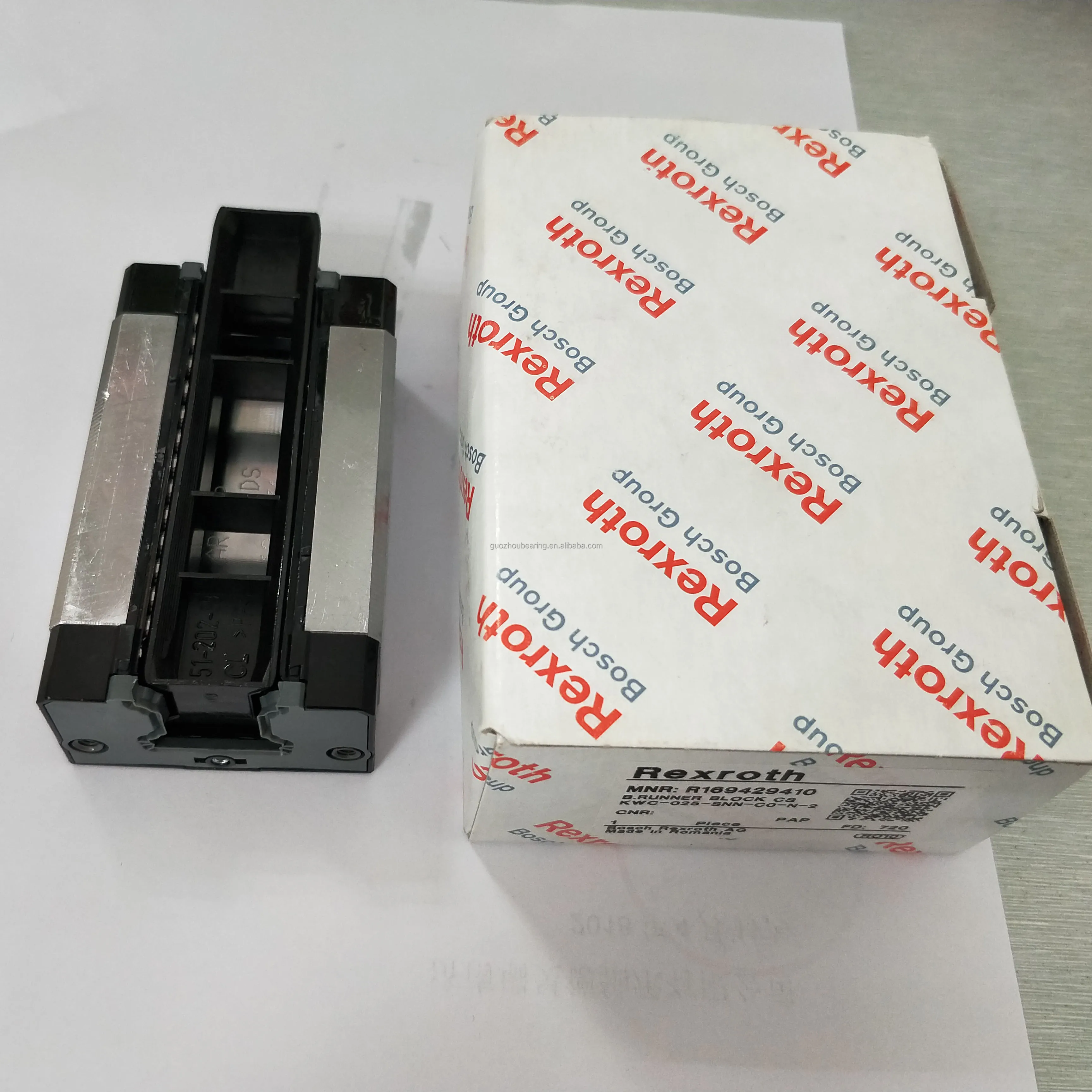Rexroth Linear Guide Rail Block R169429410 - Precision & Durability