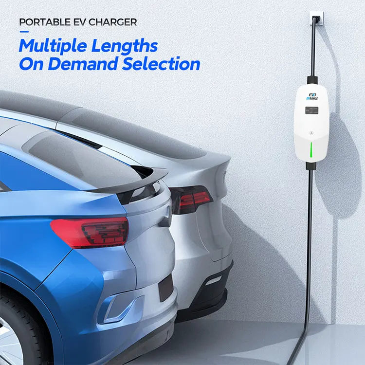 Portable Ev Charger Type 2 Charging Station Evse Current 3.5kw 7kw 11kw ...