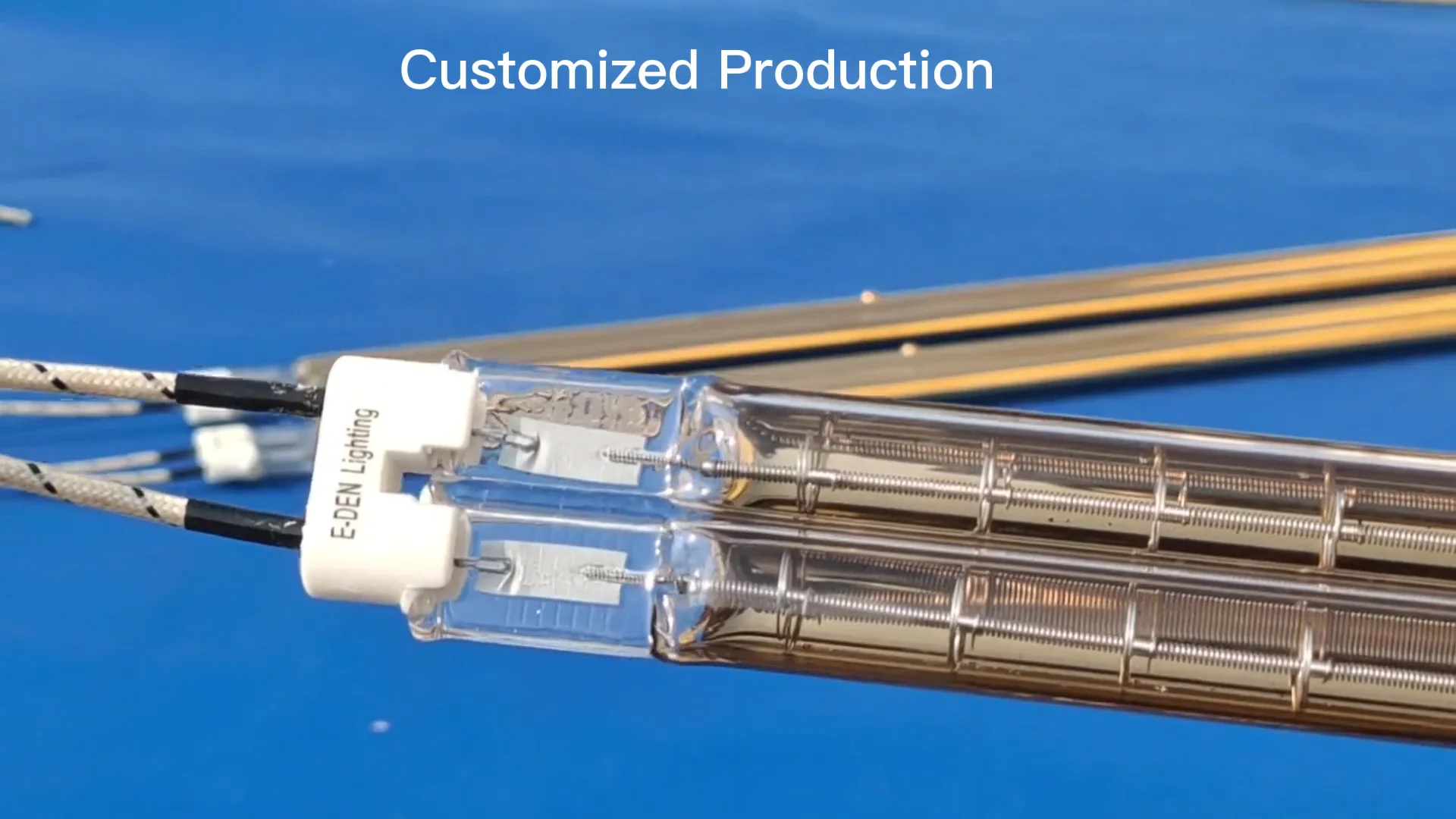 Twin Tube Ir Quartz Heating Lamp 480v 4200w Replacement Heidelberg Ir ...