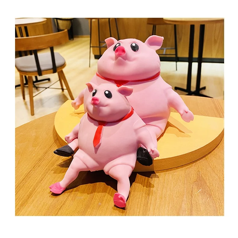 Stretchy Chubby Figure Piggy Squeeze Toy Soft Sand Tpr Toy For Stress ...