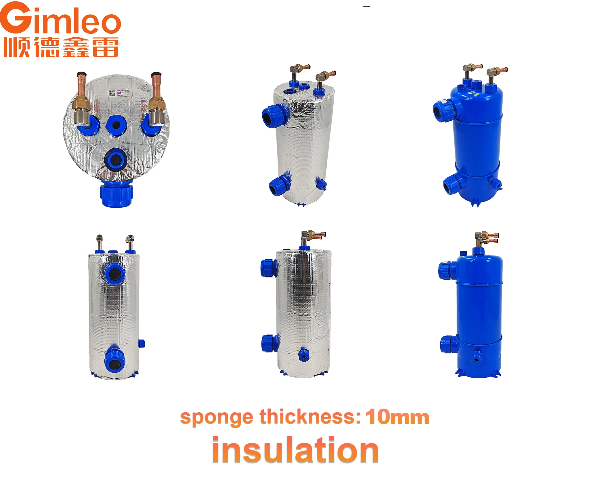 R134a Marine Tube Evaporator with ETA1.5 Isolation Heat Exchanger ...