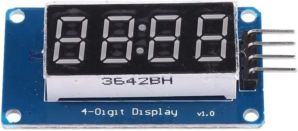 Red 7 Segment LED Display 4 Digit 7 Segment Digital Tube 0.56 inch LED ...