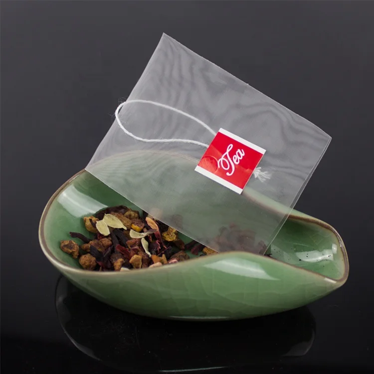 Heat Seal Nylon Filter Tea Bag for Herbal Tea With Bag Size 58X70mm ...