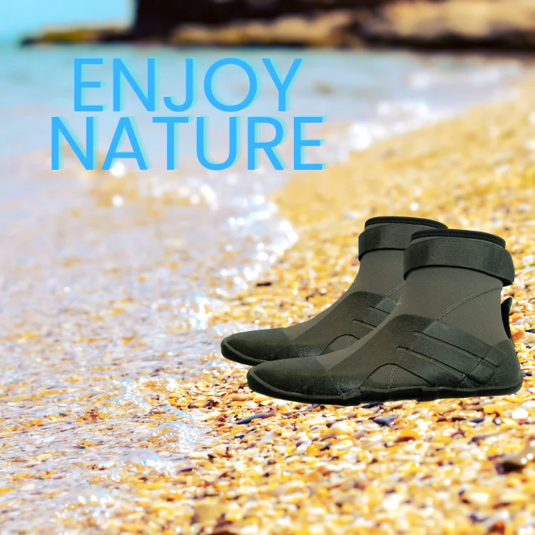 Rigid Sole Diving Boots 3mm Swimming Water Sport Socks Anti Slip ...