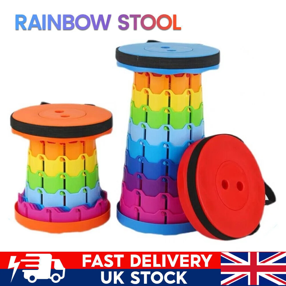 Folding Portable Telescopic Stool Plastic Collapsible Retractable Stool ... Folding Portable Telescopic Stool Plastic Collapsible Retractable Stool ...