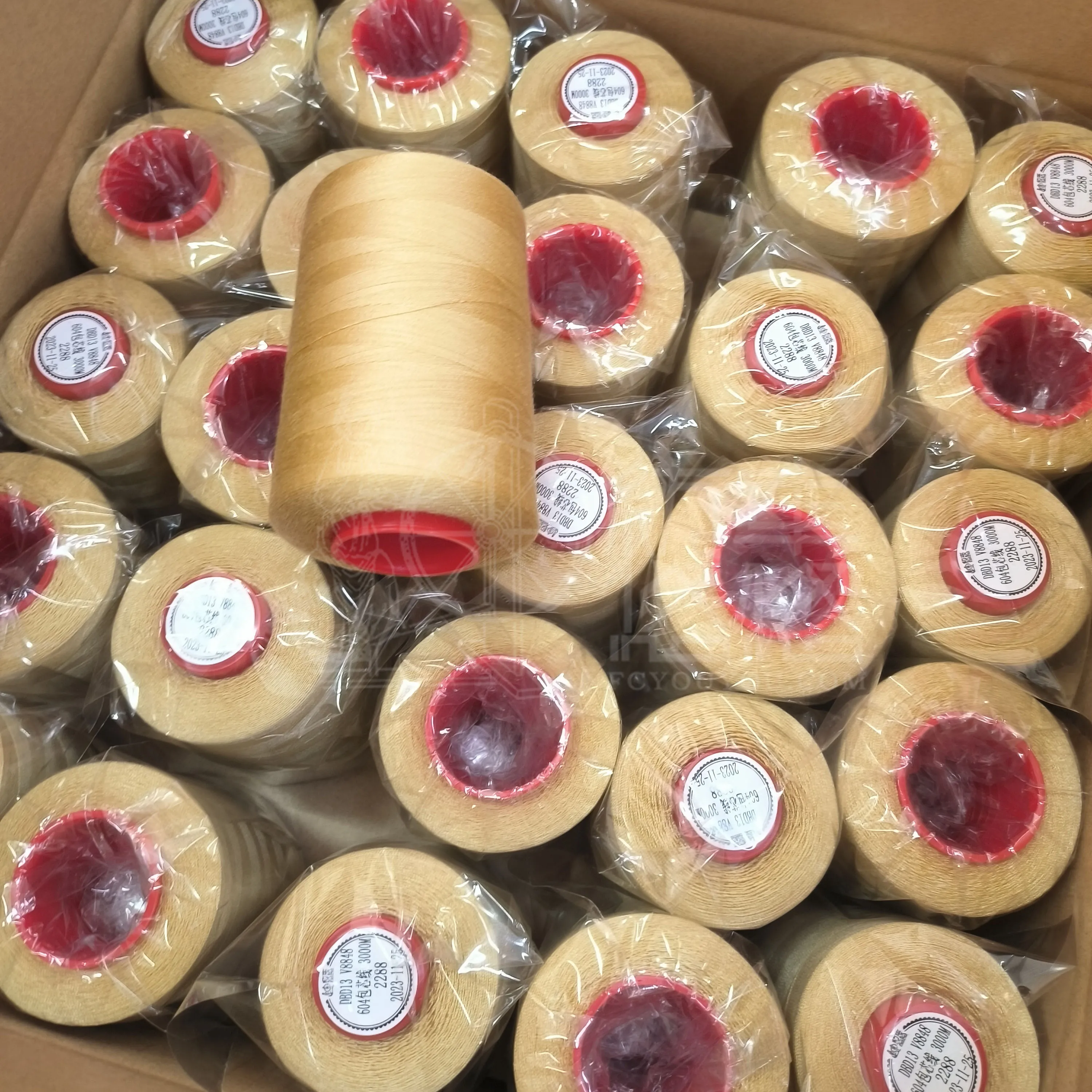 Cotton Poly Core Spun Thread - High Strength & Durability