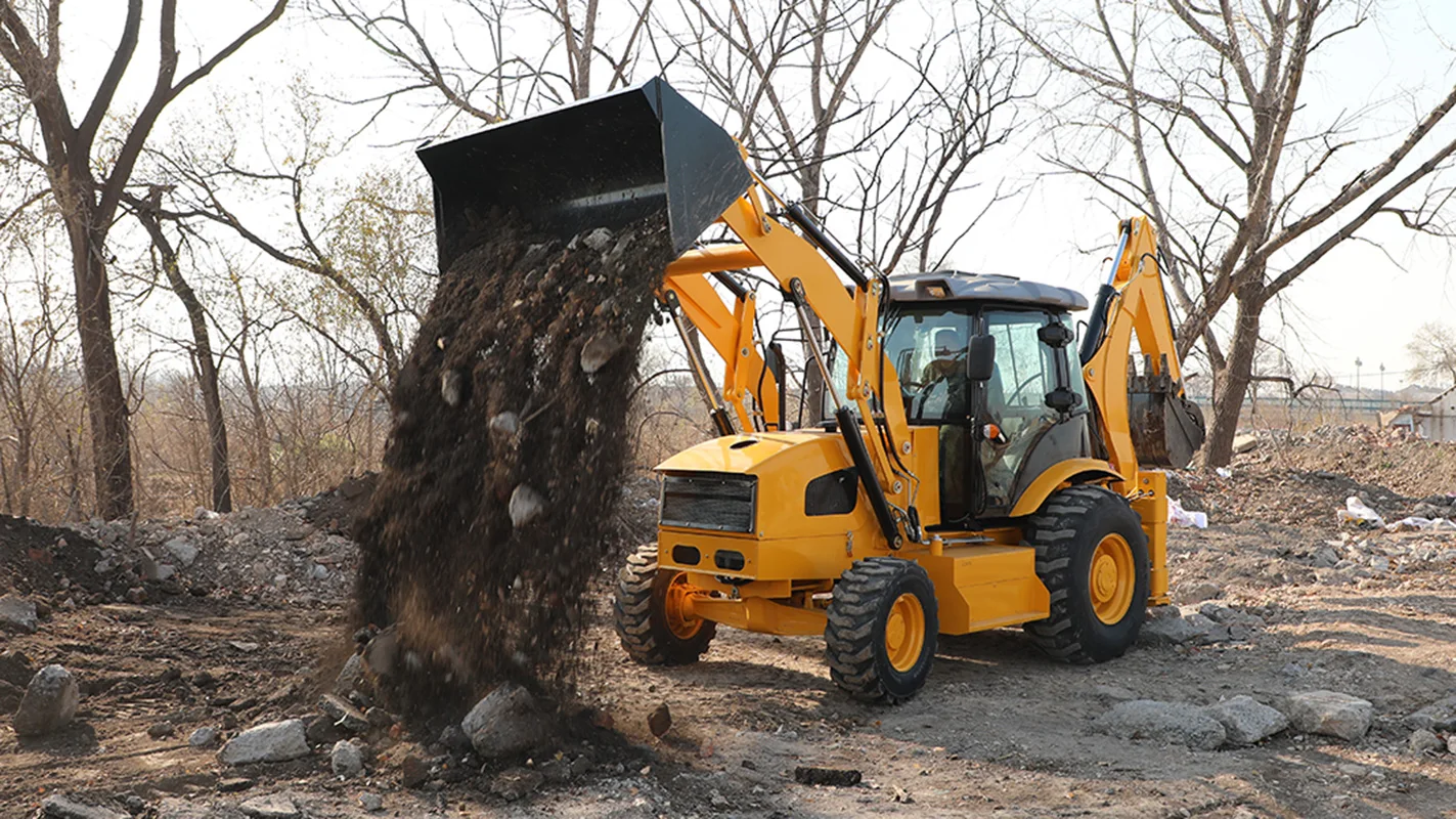 Beautiful Design Backhoe Excavator Loader 4 Wheel Drive New Backhoe And ...