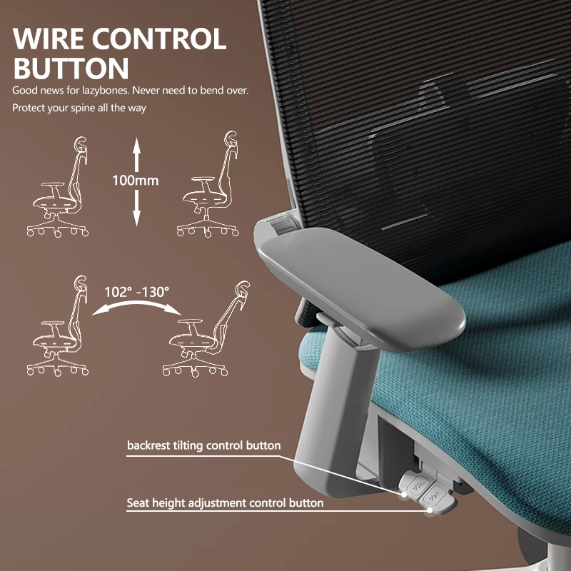 Contemporary Design Office Ergonomic Chair - Free Shipping