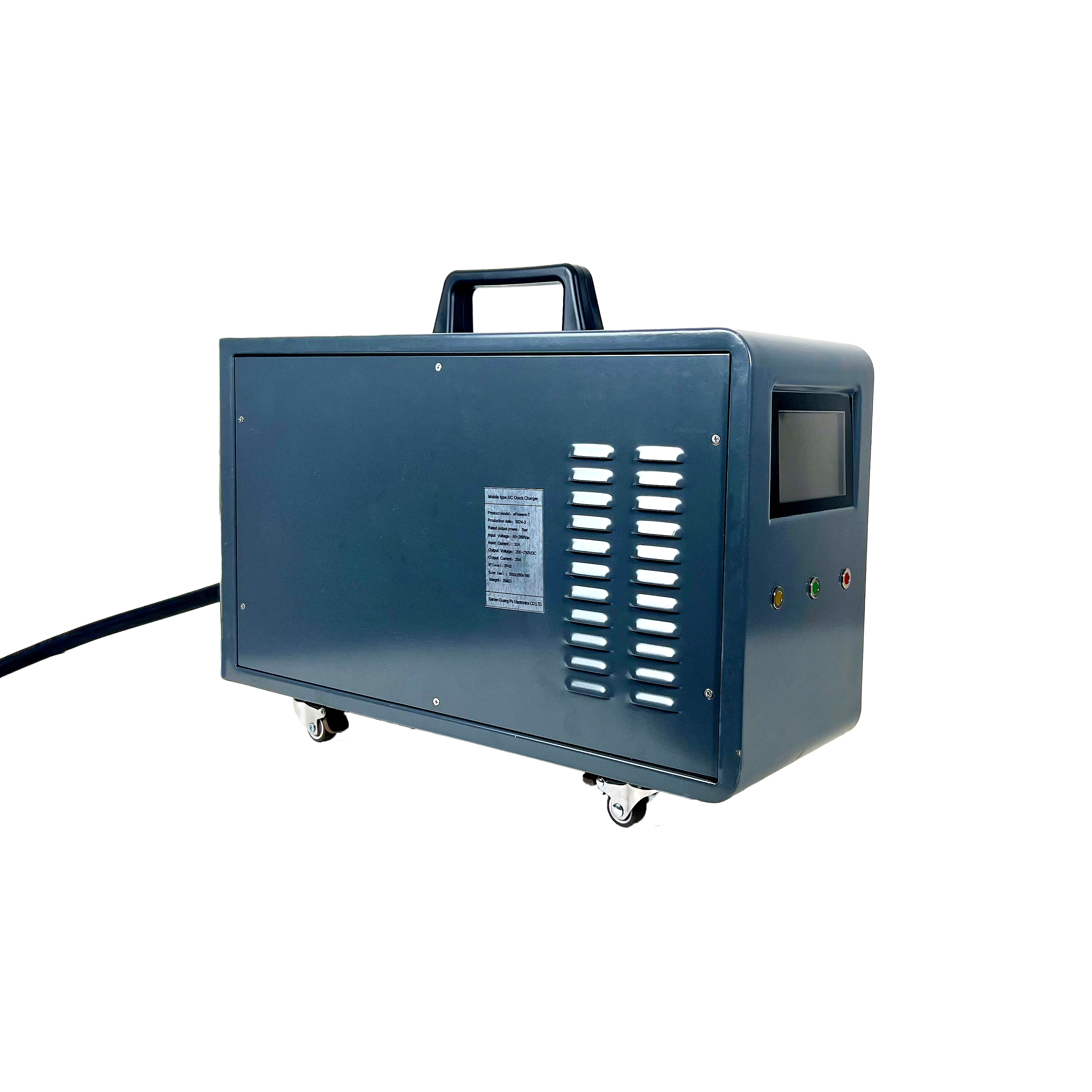 Movable Dc Ev Charger 20kw Charging Station Ccs/gbt/chademo 750v 20kw ...