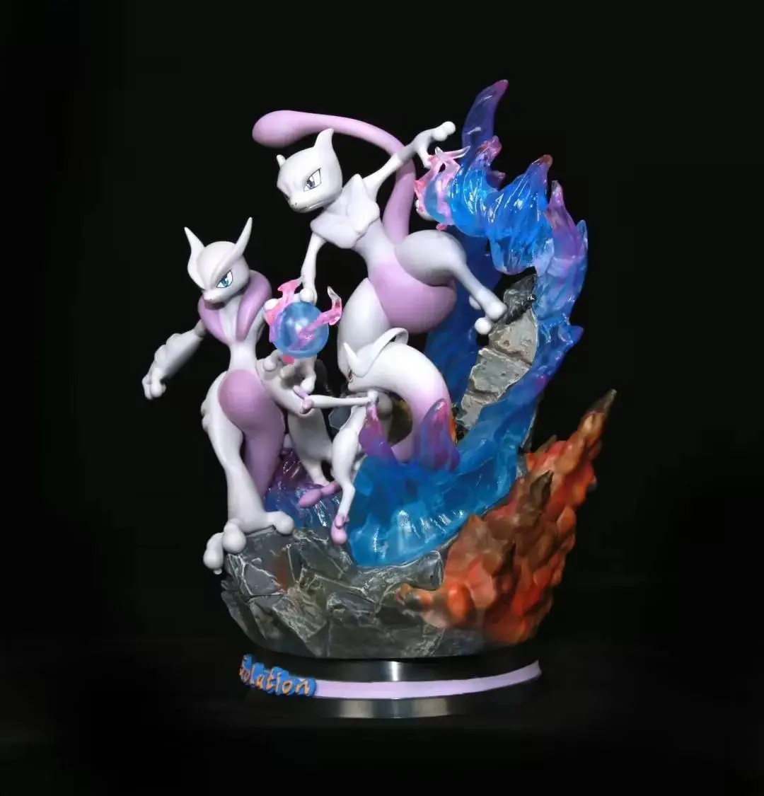 28cm Gk Anime Pokemoned Dratinis Action Figure With Light Pvc Model Toy ...