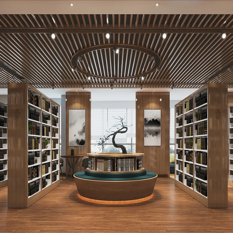 Custom Modern Library Bookshelf Design - Durable & Adjustable