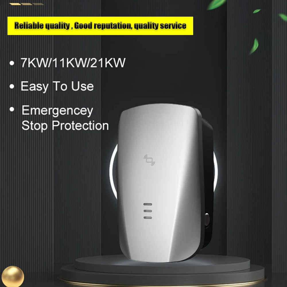 Wallbox Floor-mounted 32a Piles Column Type Charger Portable Ac Evse ...