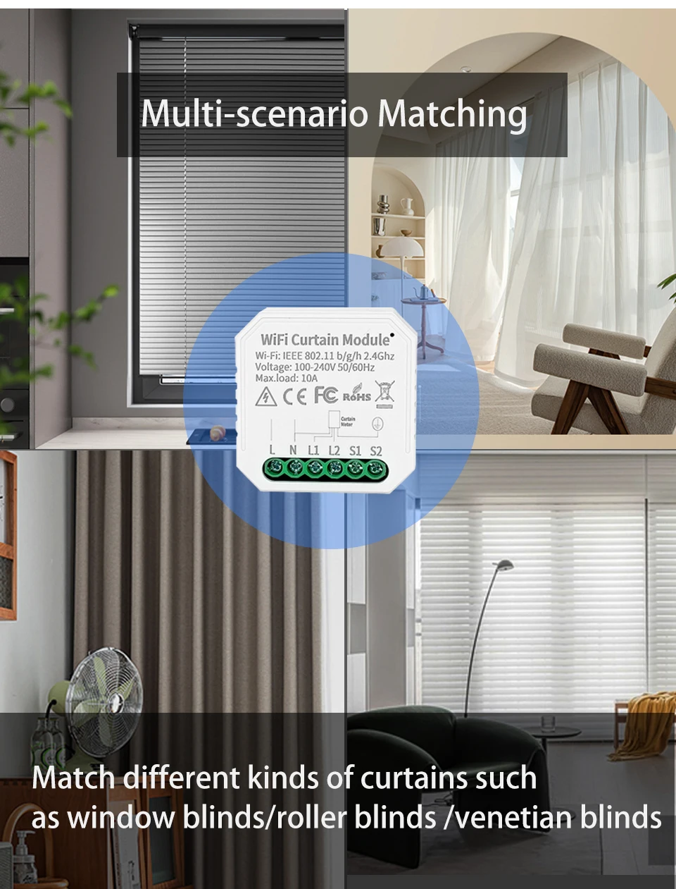Tuya Wifi Smart Curtain Module - Voice Control & Automation