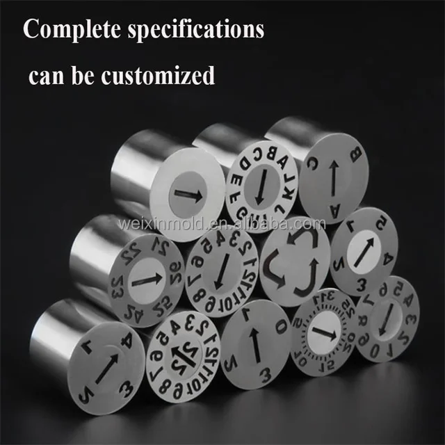 Plastic Injection Inner Pointer Of Metal Mold Month And Year Date ...
