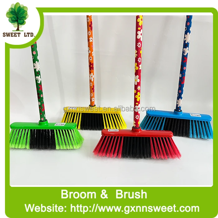 Wholesale Home Cleaning Sweeper Brooms with Broom Stick