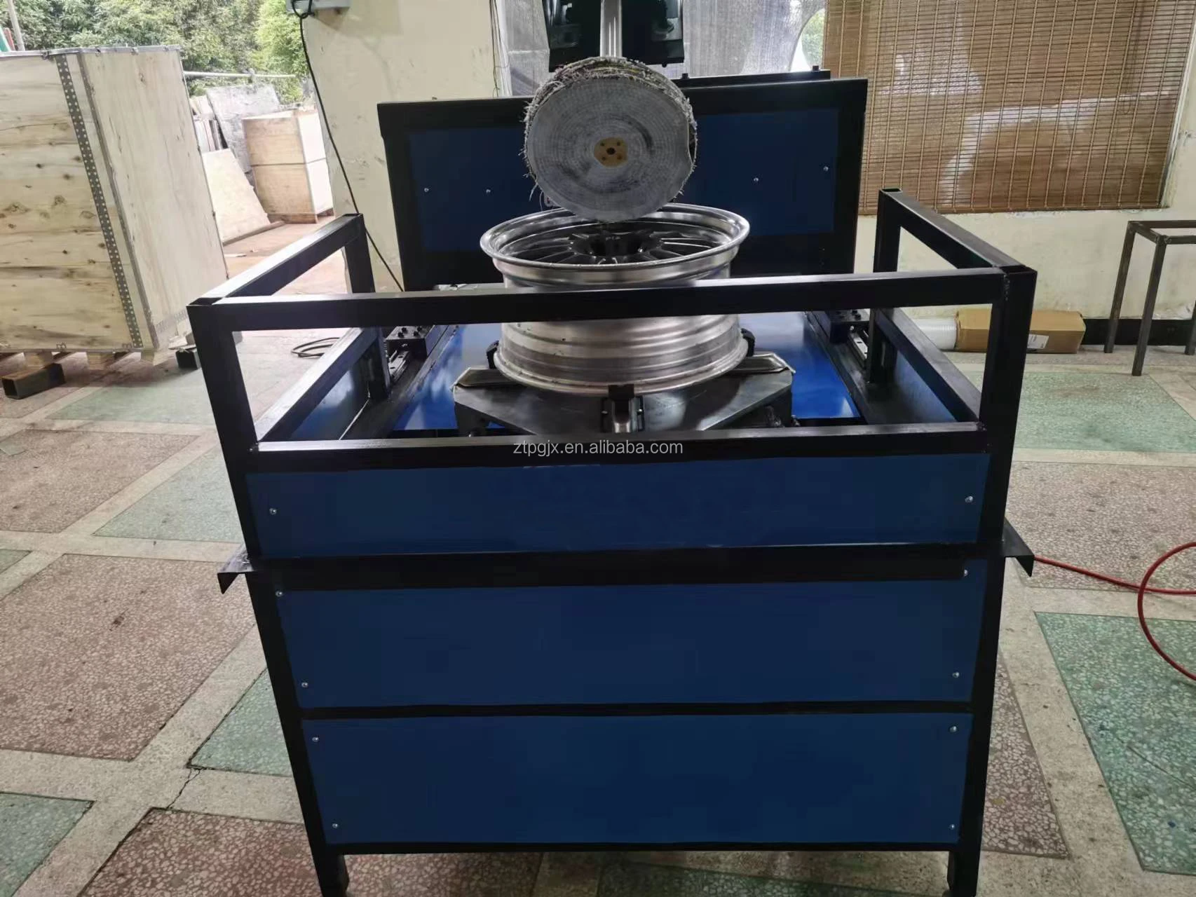 ZT 408 Portable Alloy Wheel Polishing Machine - Efficient & Durable