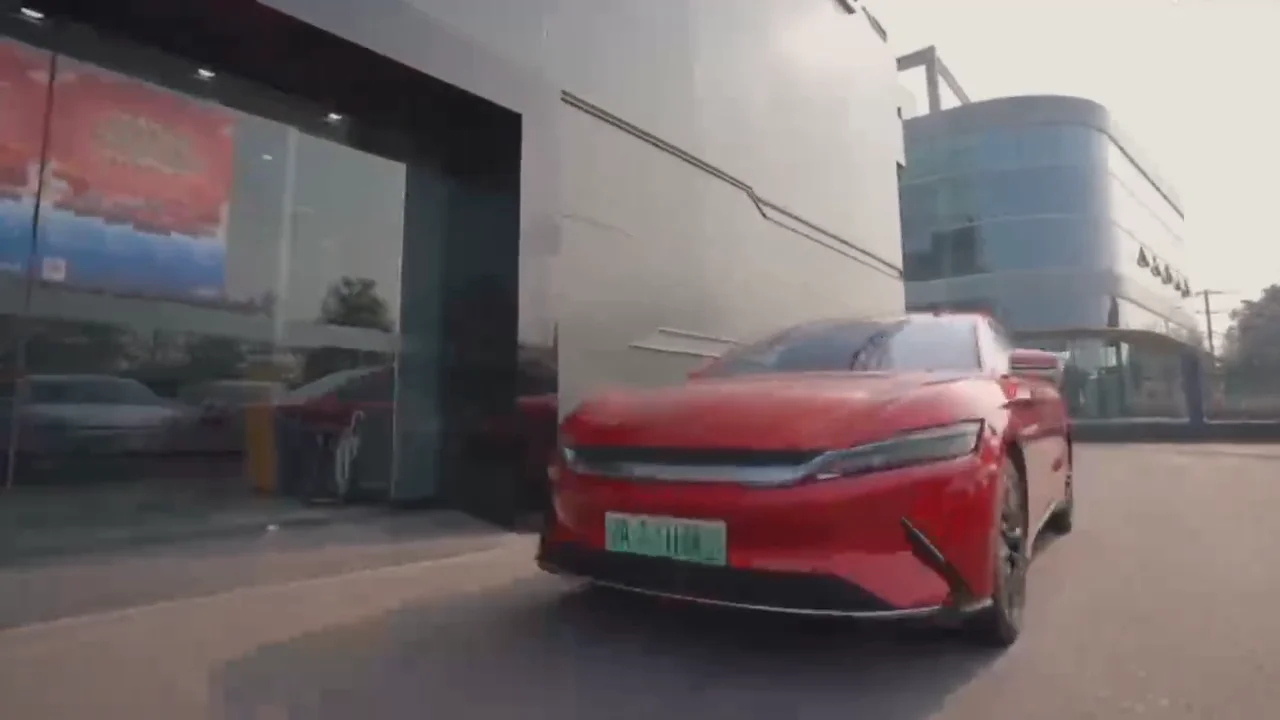 Chinese-made Pure Electric Vehicles Byd Han Auto With High Appearance ...