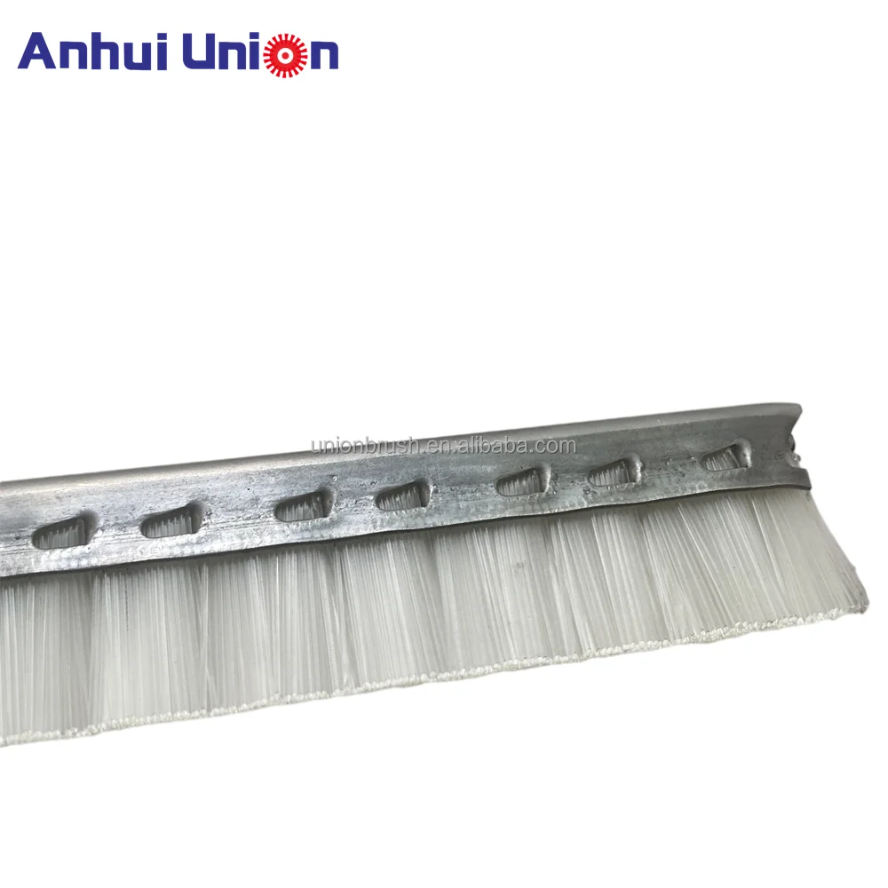 High Quality Nylon Bristle Sealing Strip Brush - Flexible Rubber H Profile